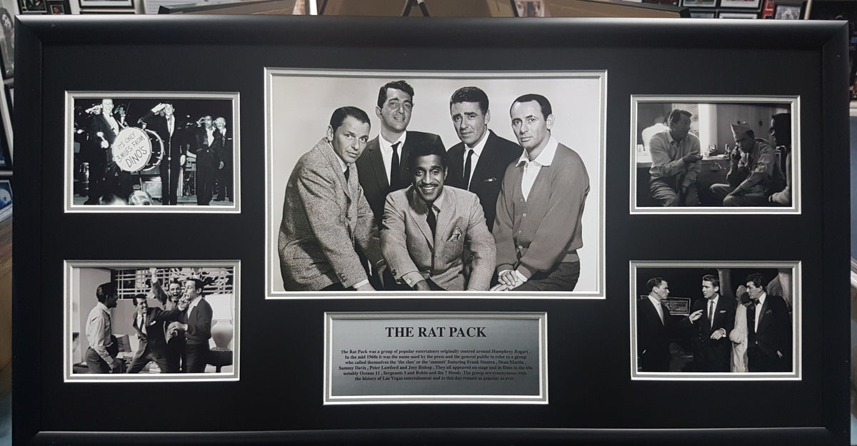 Rat Pack Framed Storyboard. – Stars&Legends
